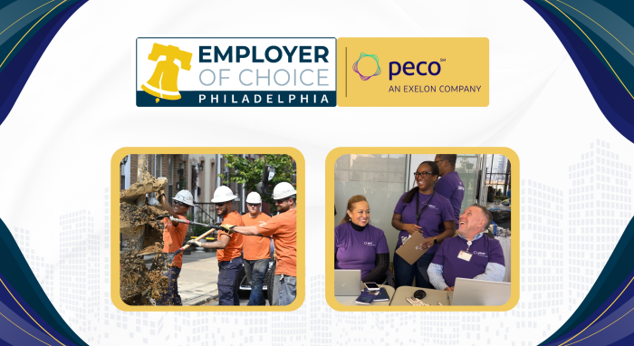 PECO Named an Employer of Choice by the City of Philadelphia : PECO ...