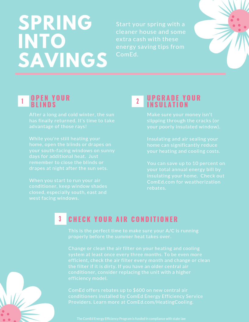 Three tips to spring into savings : Powering Lives Network